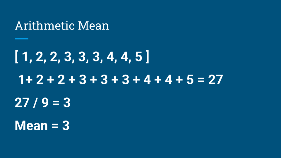 How To Calculate The Arithmetic Mean Using Excel And Python By Kachi Ezenekwe Medium 1332