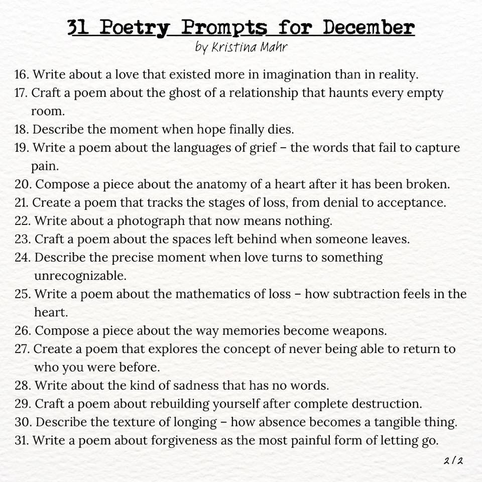 11 Days of Poetry. Create a poem that tracks the stages of… | by James ...