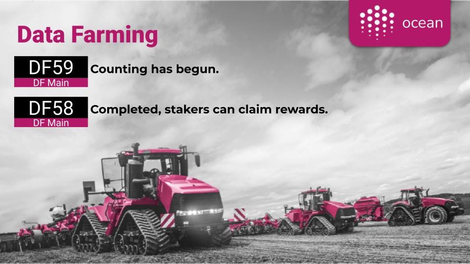 DF58 Completes and DF59 Launches. Stakers can claim DF58 rewards. DF59 ...