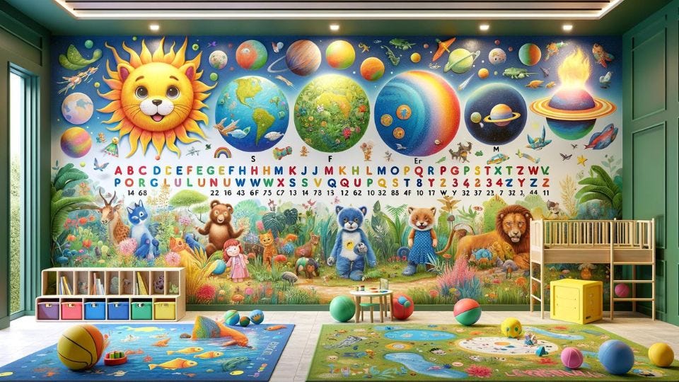 Some Insightful and Interesting Play School Wall Painting Ideas. | by ...