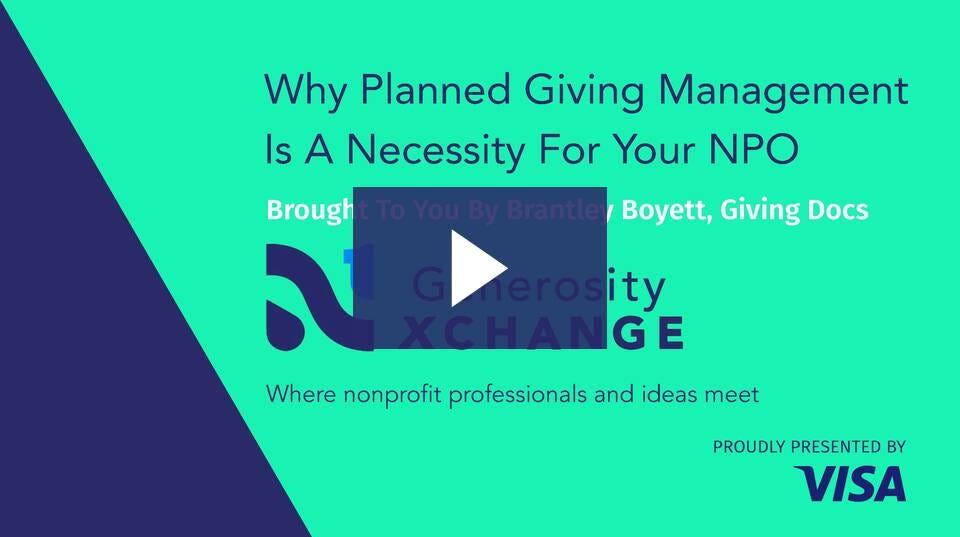 Why Legacy Giving Management Is A Necessity For Your Nonprofit | by ...