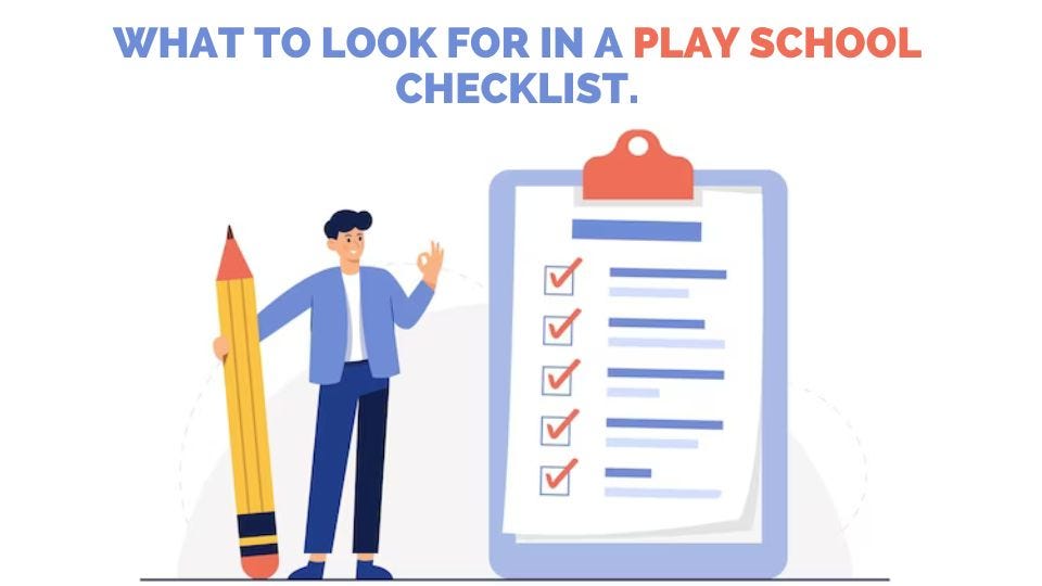 What Should a Play School Checklist Include? | by Priya Sharma | Medium