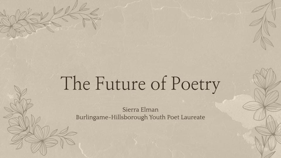 The Future of Poetry—Now With Slides! | by Sierra Elman | Medium