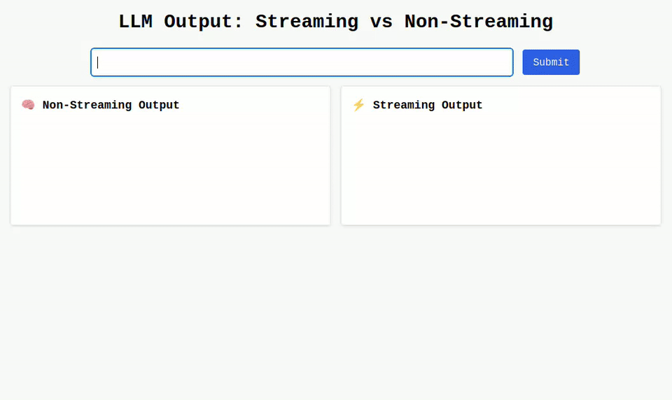 Streaming LLM Responses in real time | by Ansil M B | Medium