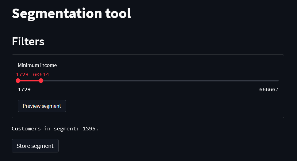 Creating a Marketing Segmentation App with Streamlit & Snowpark | by ...