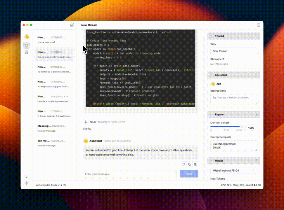 Jan: An Offline, Customizable ChatGPT Alternative | by Alexander Parks ...