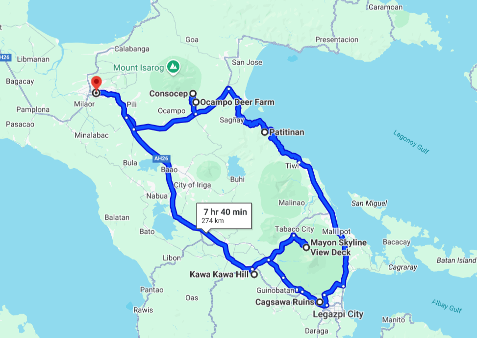 Bicol Express: A whole-day road trip around Albay and Camarines Sur ...
