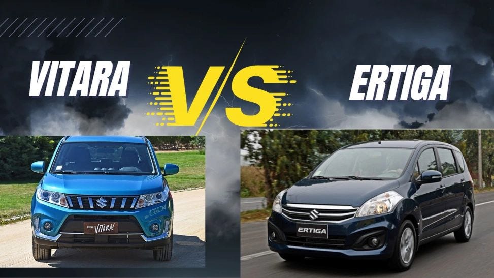 Vitara vs. Ertiga: A Detailed Comparison for Your Next Car Choice | by ...