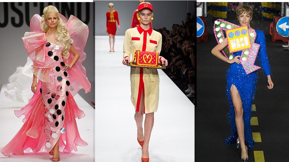 Moschino’s Signature Style: Bold, Playful, and Iconic | by Michelle ...