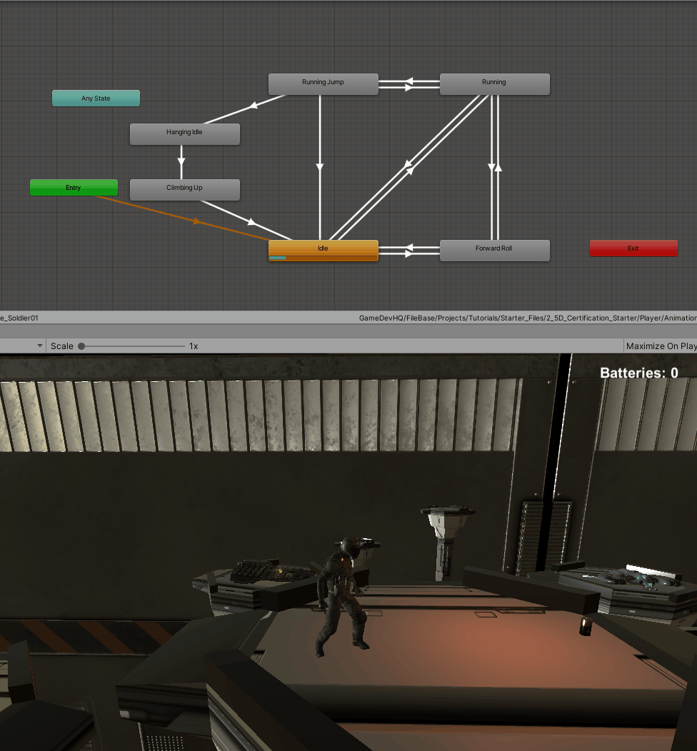 2.5D Certification: Adding Player Roll animation - Jaime - Medium