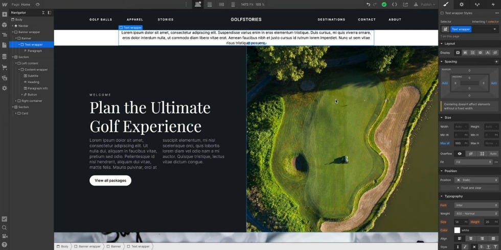 Animate custom calls-to-action banners using this Webflow | by ...