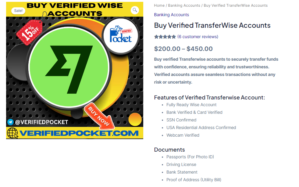 Fully verified Transferwise accounts for sale | by hujik | May, 2024 ...