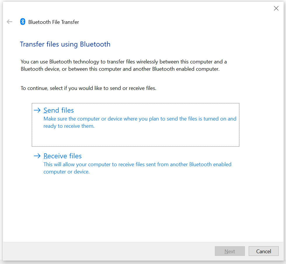 The Windows Process Journey — “fsquirt.exe” (Bluetooth File Transfer ...