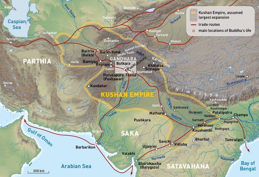 From China to Rome: The Lost Empire of the Kushans | by Azanta ...