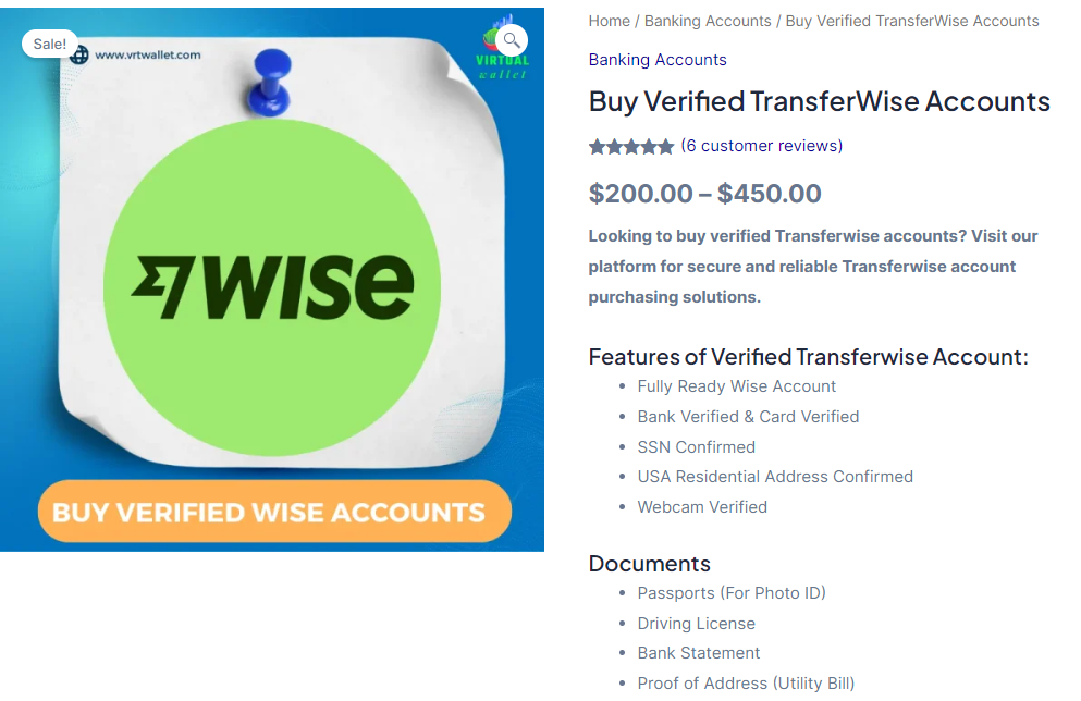 Purchase Transferwise accounts with verification | by Bdhdhdgfdgfa ...