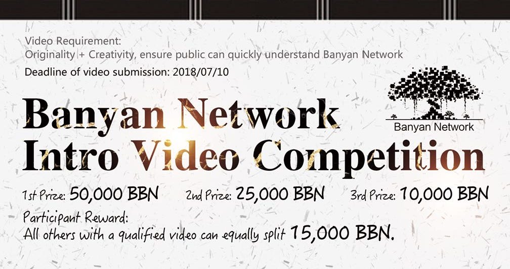 Banyan Network Intro Video Competition! | by Rhinomilk | BanyanNetwork ...