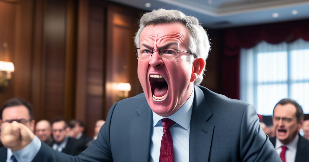 An angry senator | by Jim McAulay🍁 | Jest For Fun