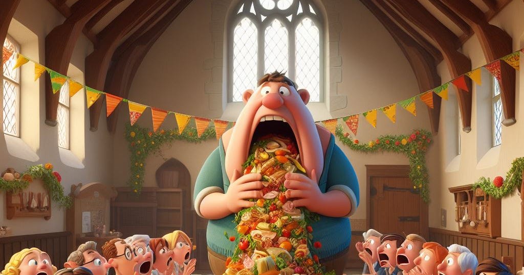 The Greediest Man At The Village Dinner | by Argumentative Penguin ...