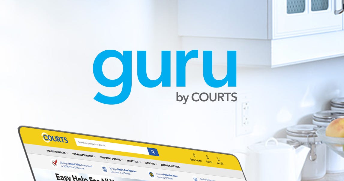 GURU by COURTS. Redesigning the UI and UX of an… | by Nick Lim | Nick ...