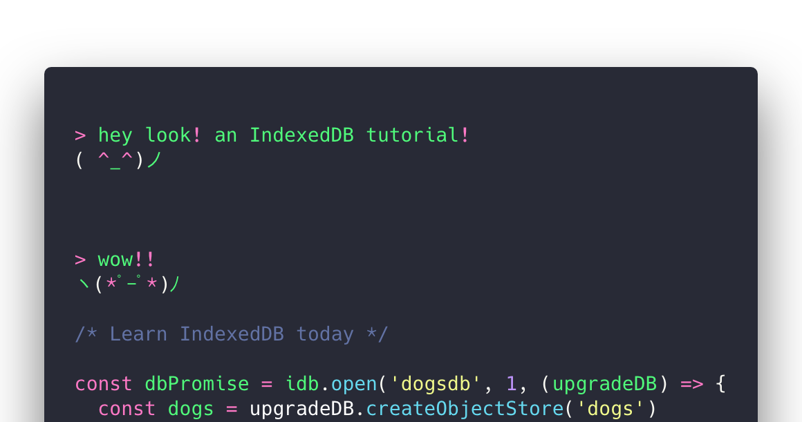 A quick but complete guide to IndexedDB and storing data in browsers ...