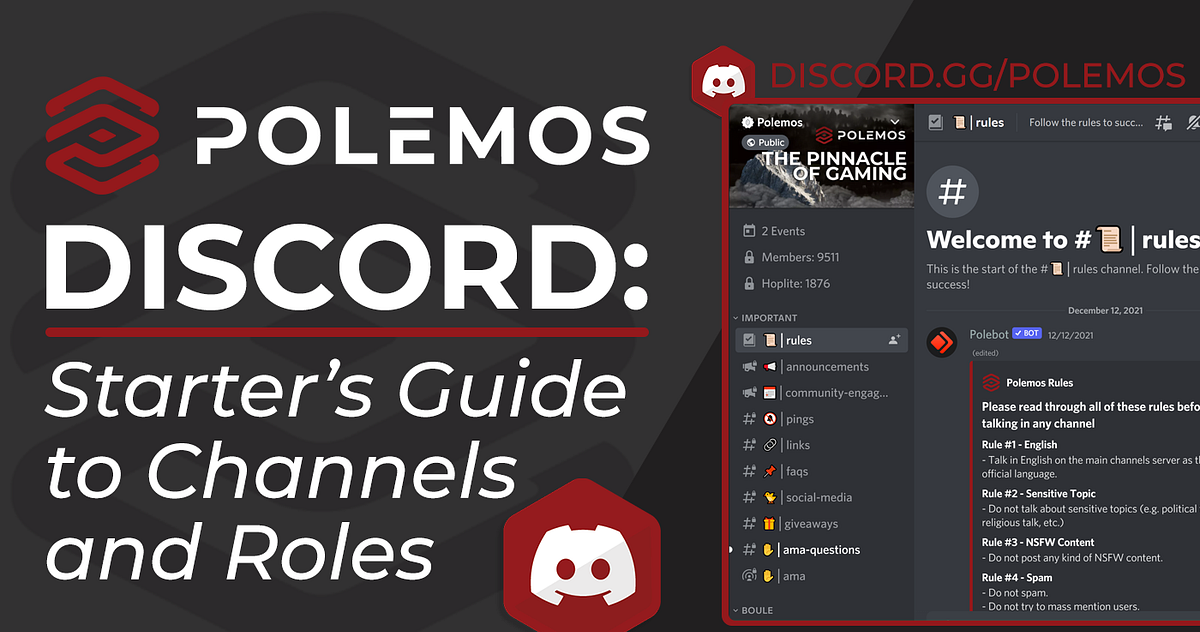 Polemos Discord: Starter’s Guide to Channels & Roles | by Zombri | Medium