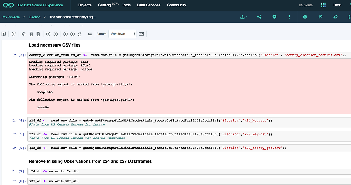 My First Time Using IBM’s Data Science Experience | by Thomas Giavatto ...