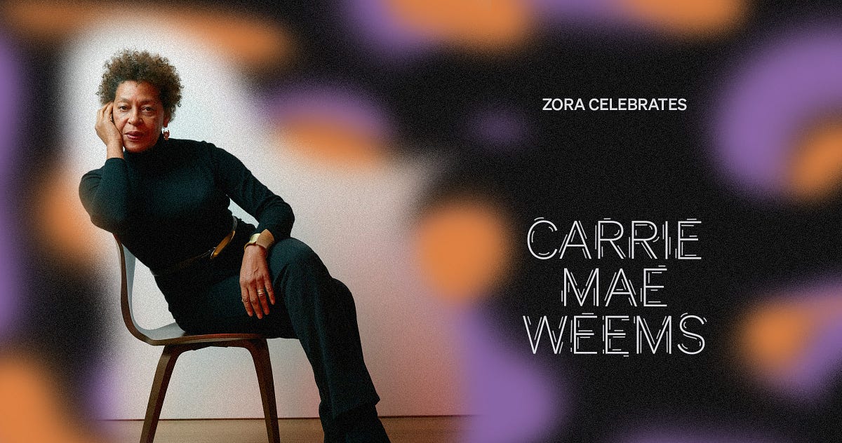 ZORA Celebrates: Carrie Mae Weems | by Jolie A. Doggett | ZORA