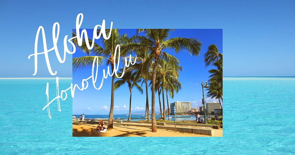 Aloha! Honolulu 🌺 - a seaside Spensarian stanza | Paper Poetry