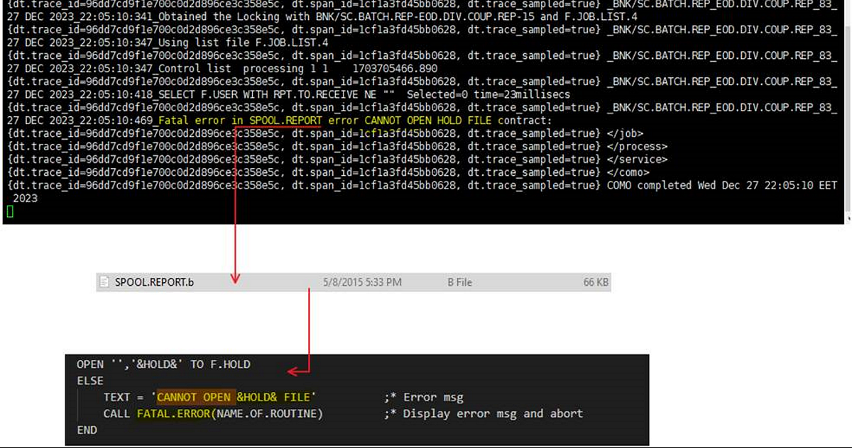 T24 ‘COB’ CANNOT OPEN HOLD FILE. I faced a new kind of issue, unlike ...