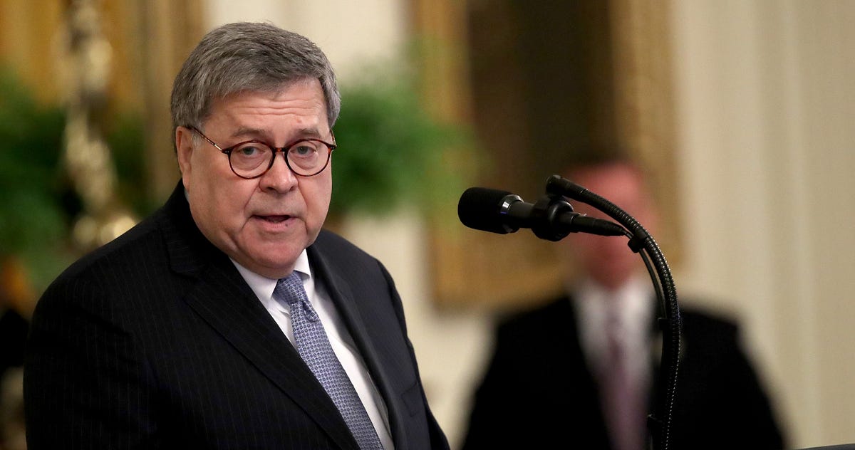 The Barr DOJ Has Become a Private Law Firm for the President | by ...