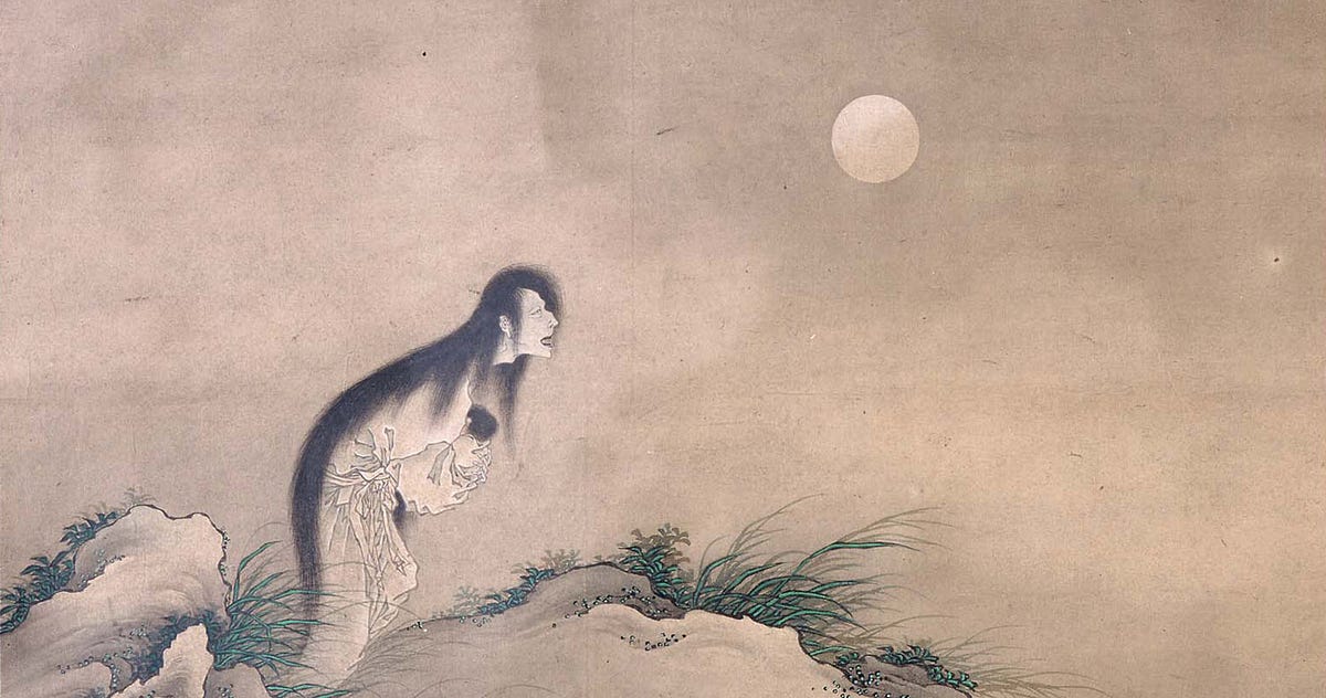 Ghost Paintings of Ubume. Considering a recurring motif in… | by ...