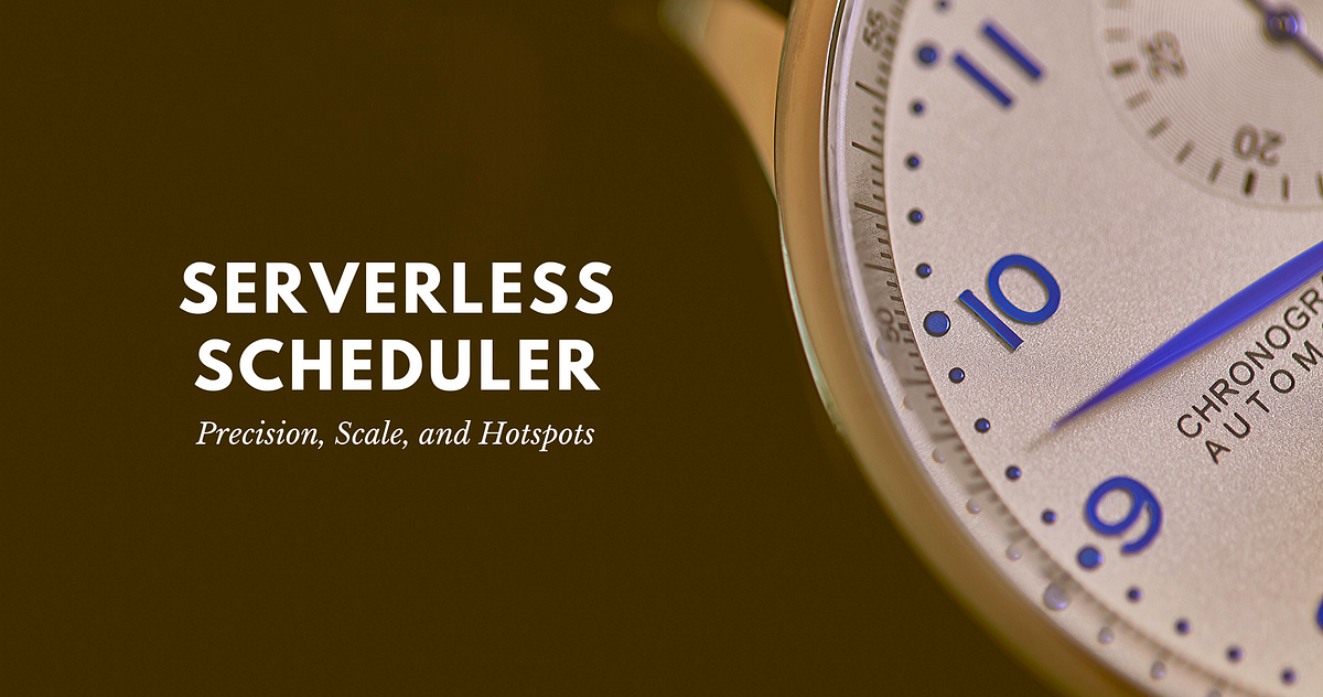 Serverless Scheduler. This project allows developers to… | by Michael ...