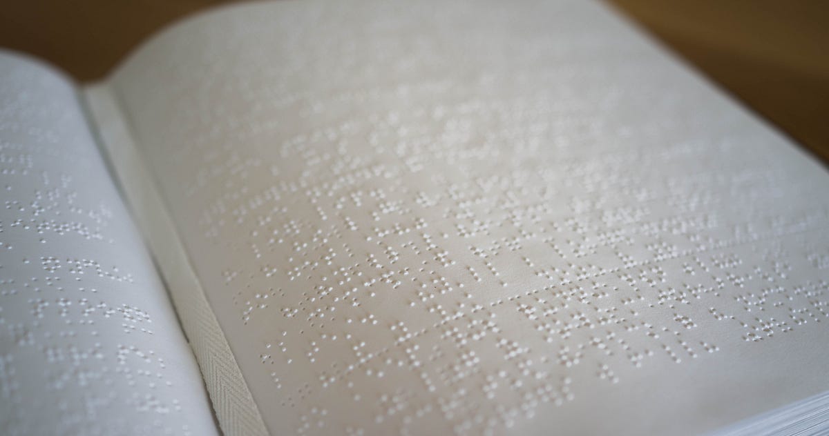 The Power of Tactile Typography. As someone with limited sight, the ...