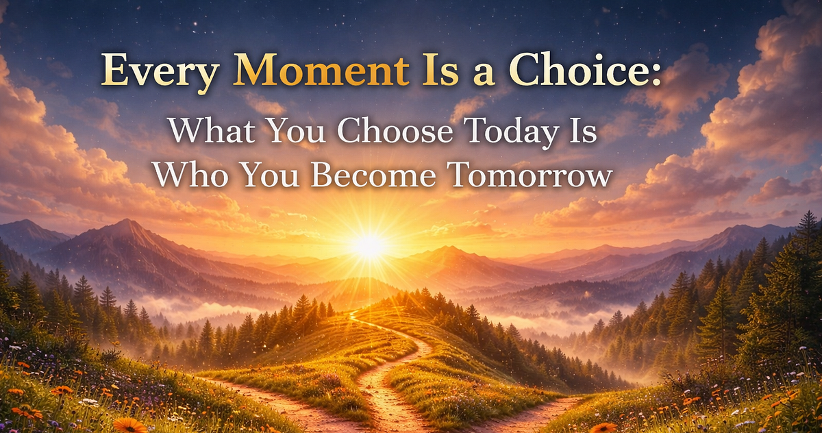 Every Moment Is a Choice: What You Choose Today Is Who You Become ...