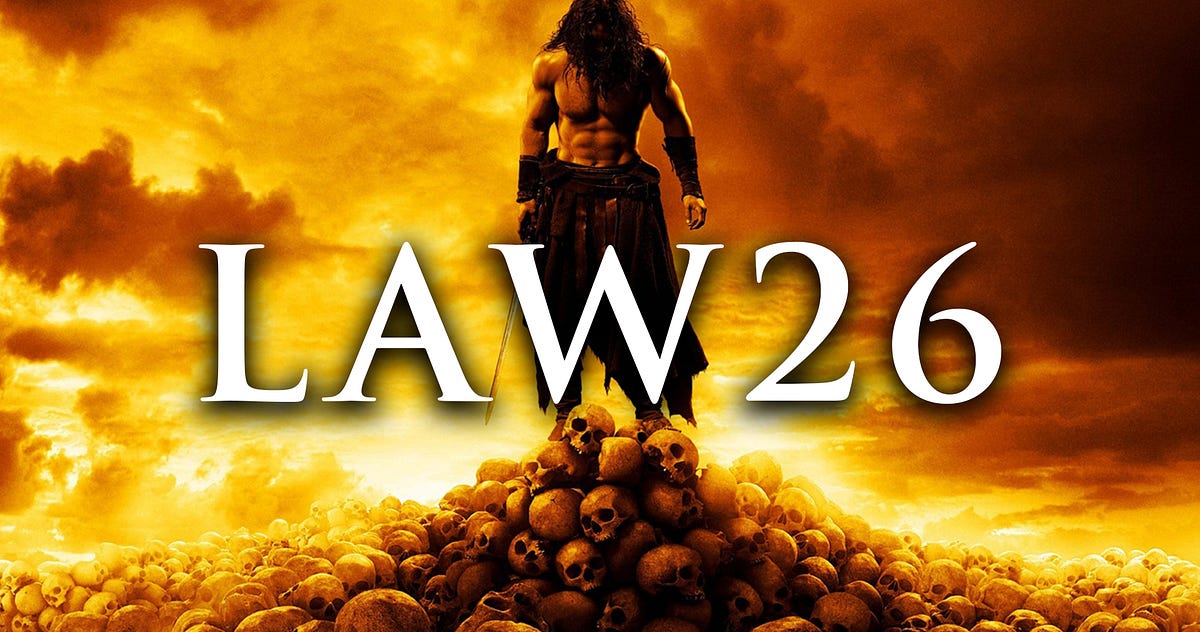 Law 26: Keep Your Hands Clean. People are undone not by their mistakes ...