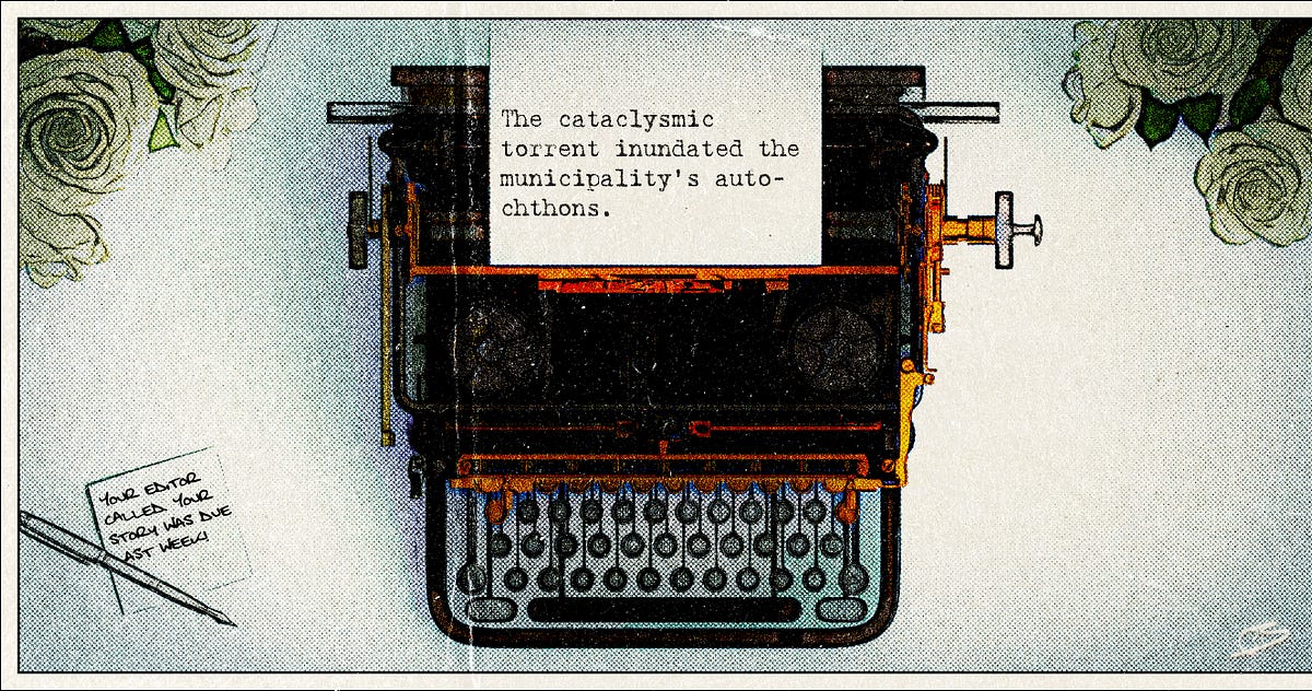 Thesaurus Surfing. Bad Writing Week | by Phillip T Stephens | Wind Eggs ...