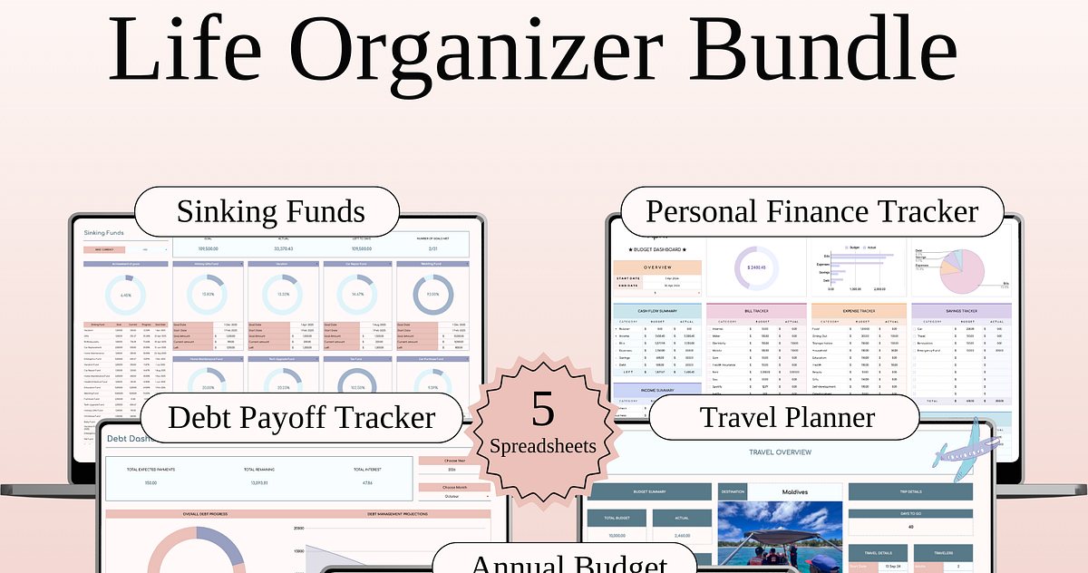 Life Organizer Bundle. Bring order to your life with the Life… | by ...
