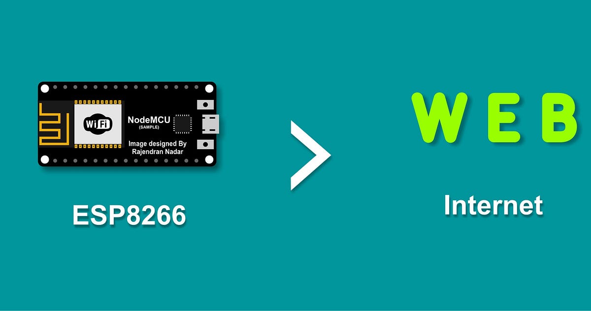 Connect ESP8266 module to internet | by Rajendran Nadar | Medium
