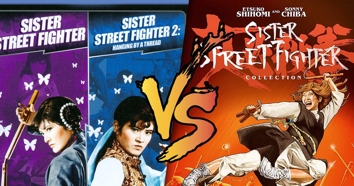SISTER STREET FIGHTER 1 & 2 Screen Comparisons: Arrow Blu-ray vs 2008 ...