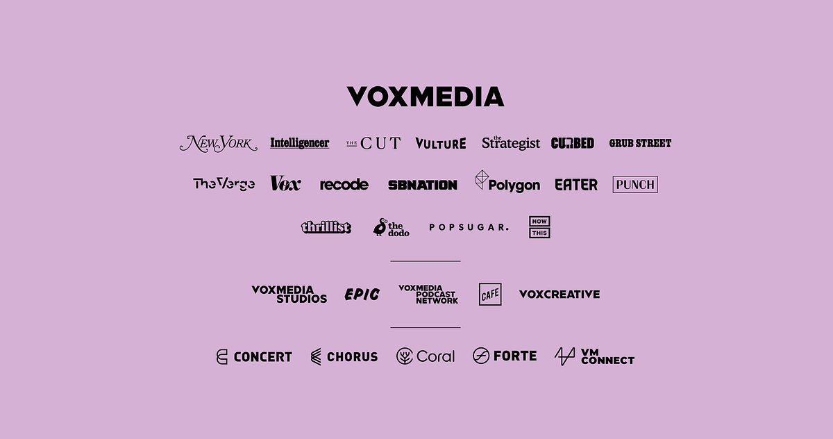 Meet the expanded Vox Media product team | by Jennifer Cullem | Vox ...