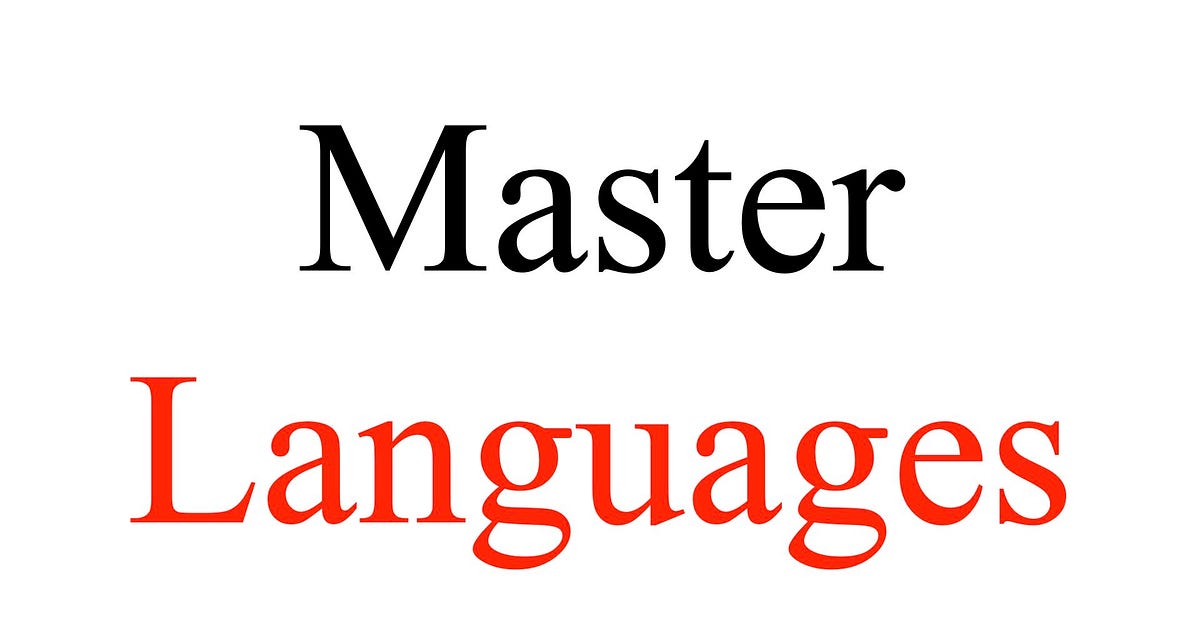 How to master foreign languages.. This time, this content is written ...
