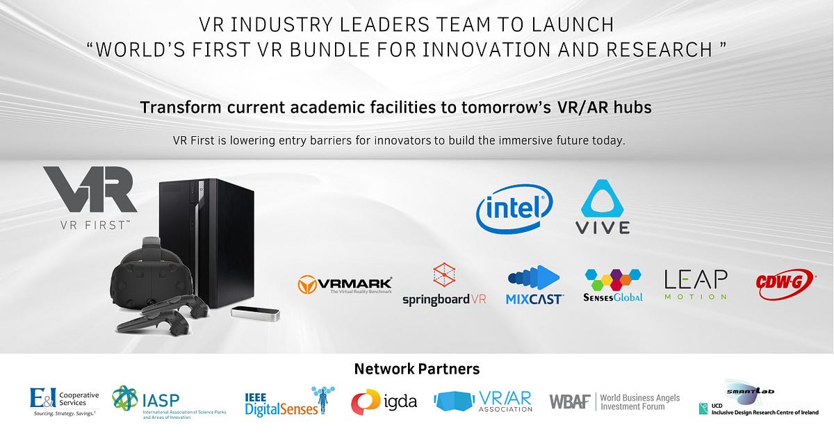 VR First and Industry Leaders Team to Launch World’s First VR Bundle ...