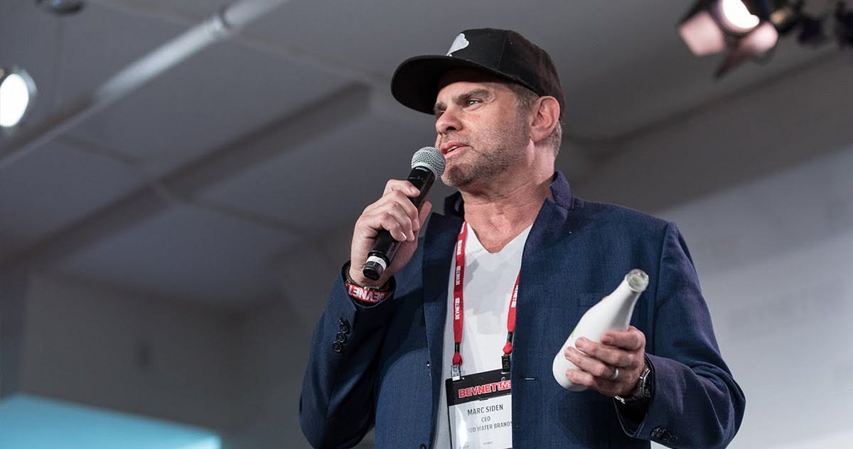 Marc Siden Of Cloud Water Brands: How To Successfully Ride The ...