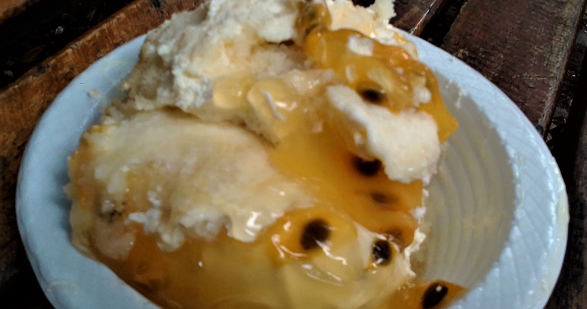 Granadilla Cheesecake Tart. A refreshing slightly zesty cheesecake ...