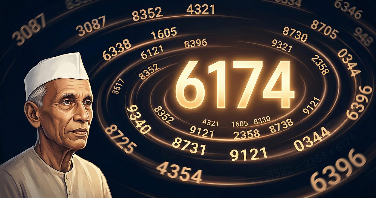 6174: Why Every 4-Digit Number Ends Here | Medium