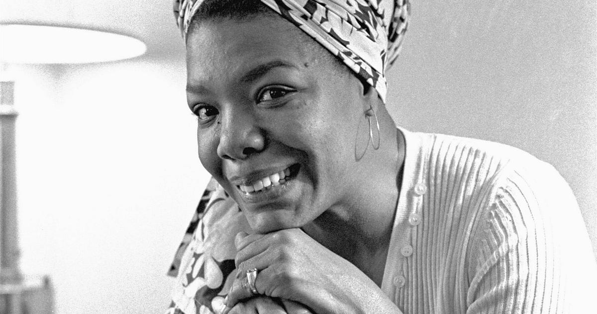 Maya Angelou wrote her first book because her editor said she couldn’t ...