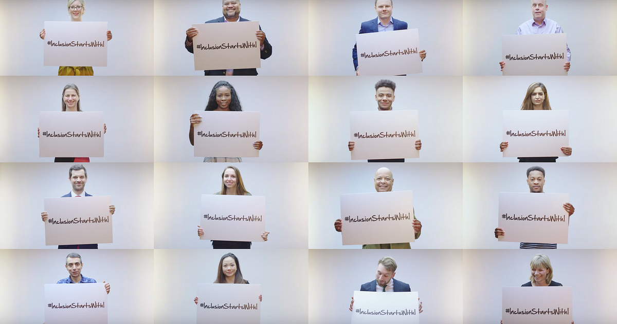 Amazing #InclusionStartsWithI initiative by Accenture | by Carrie Mah ...