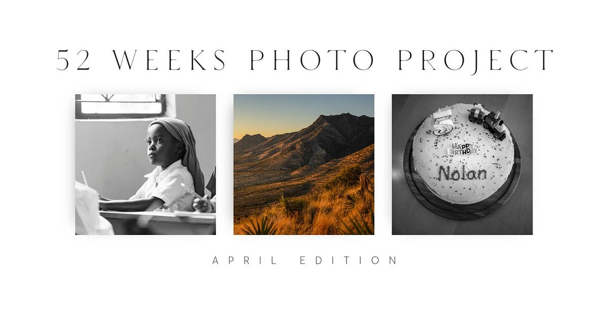 52 Weeks Photography Project. April 2024 Edition | by Ian Hanson | Full ...