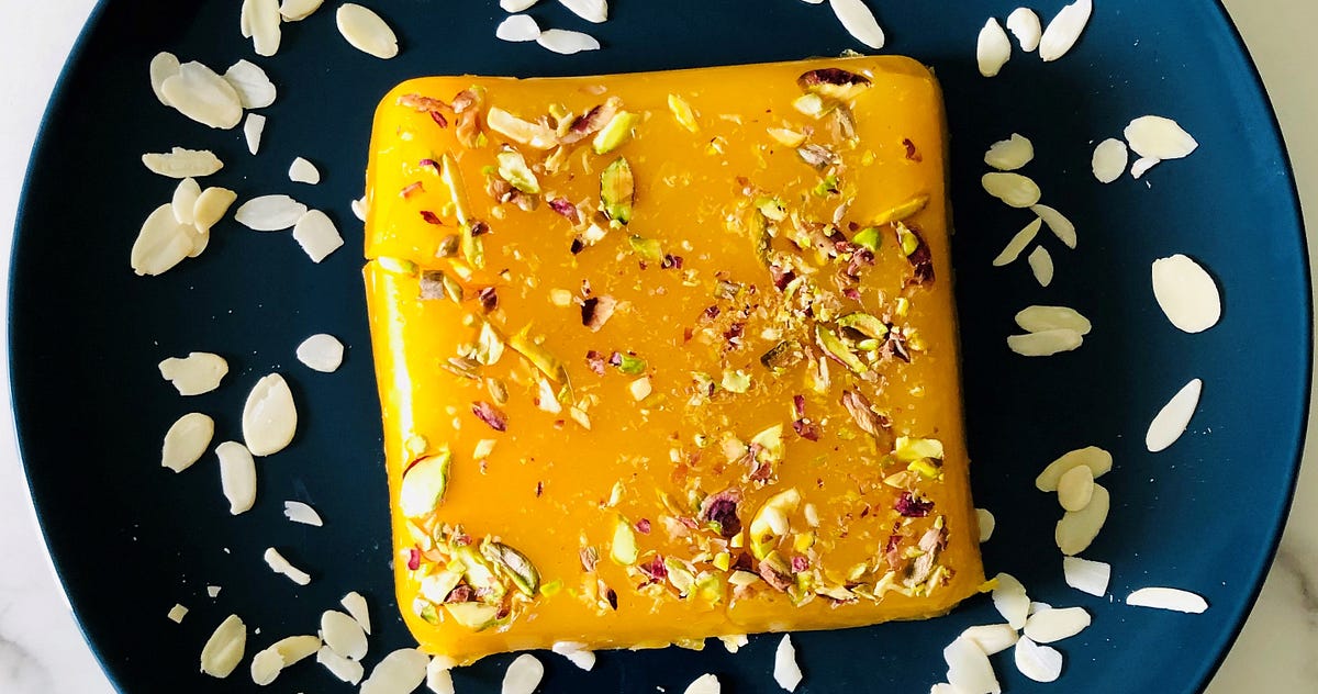 An Indian Dessert: Halwa, Using Custard with Pistachio Topping | by ...