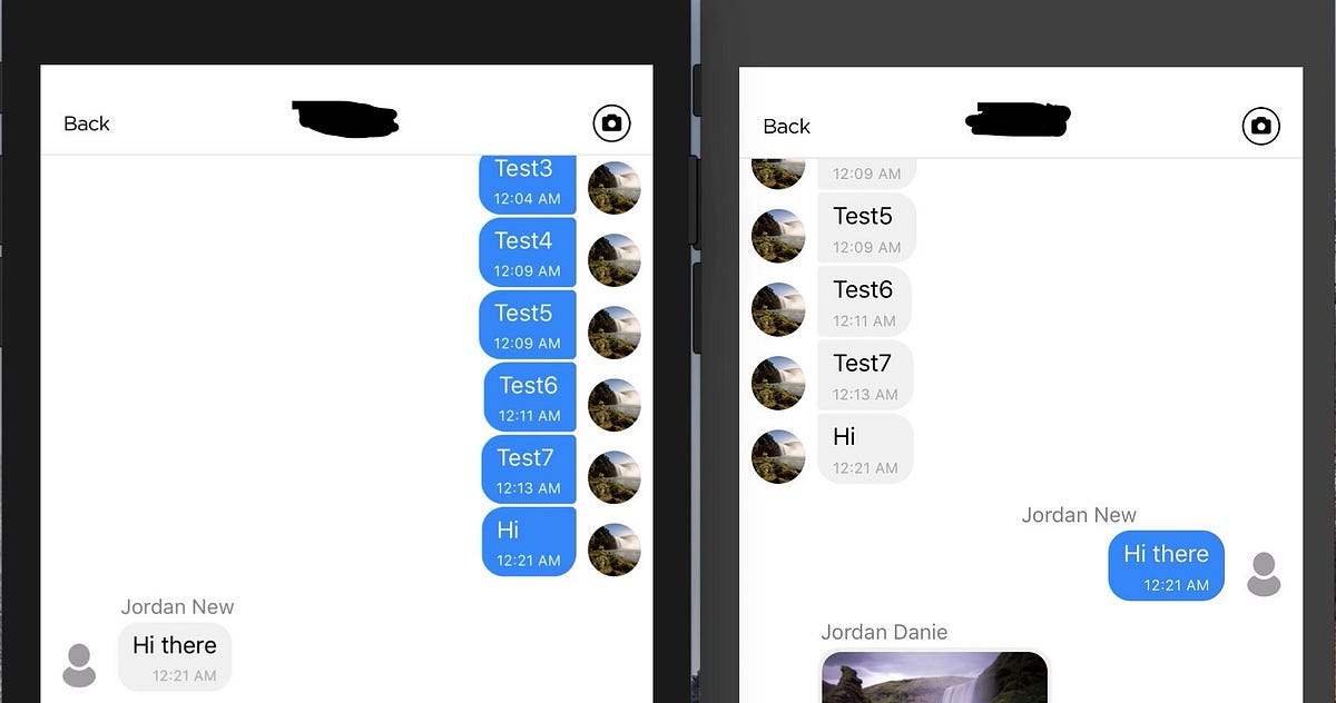 React Native Chat with image and audio | by Jordan Daniels | Medium